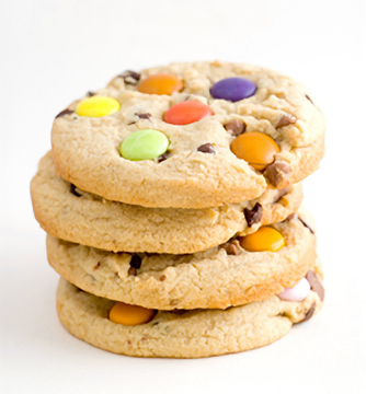 coffeeandflavor.at // Rainbow Nation Cookie mit Smarties
