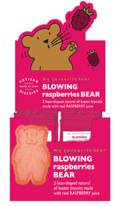 coffeeandflavor.at // Blowing Raspberry Bear im Display